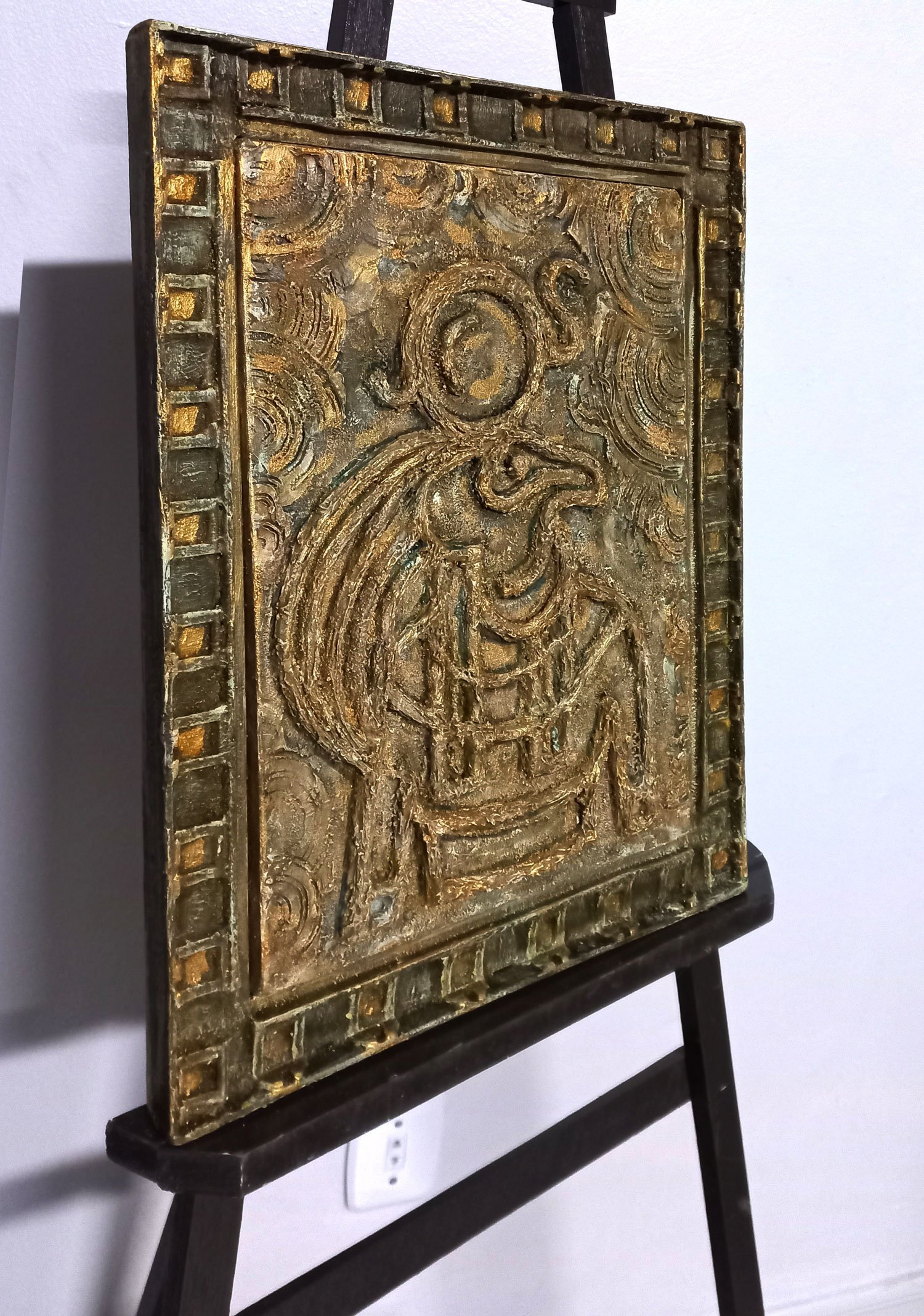 Quadro Deus Sol Egípcio - Amon Rá | MadeiraMadeira