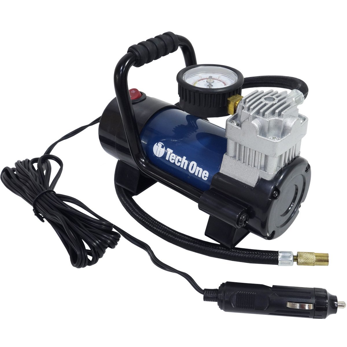 Mini Compressor Ar Automotivo Turbo 12V Portátil Profissional 100psi 3 ...