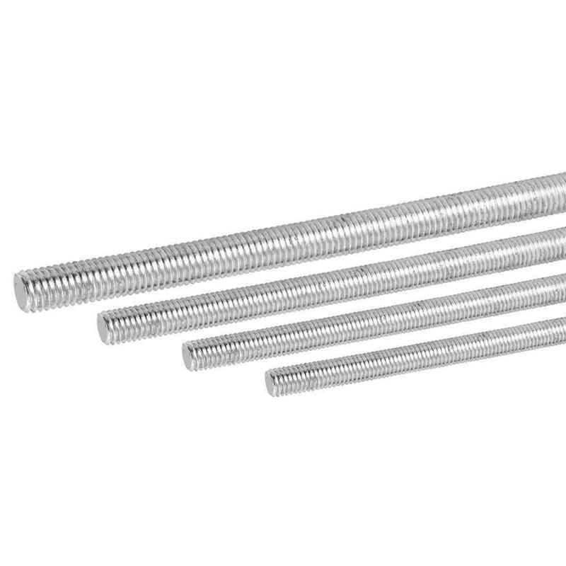 Barra Roscada Zincada Unc 1/2 X 1 Metro Rosca De 13 Fios | MadeiraMadeira