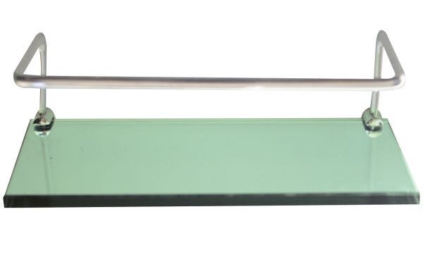 1 Prateleira Em Vidro Verde Com Proteção (10x40) | MadeiraMadeira