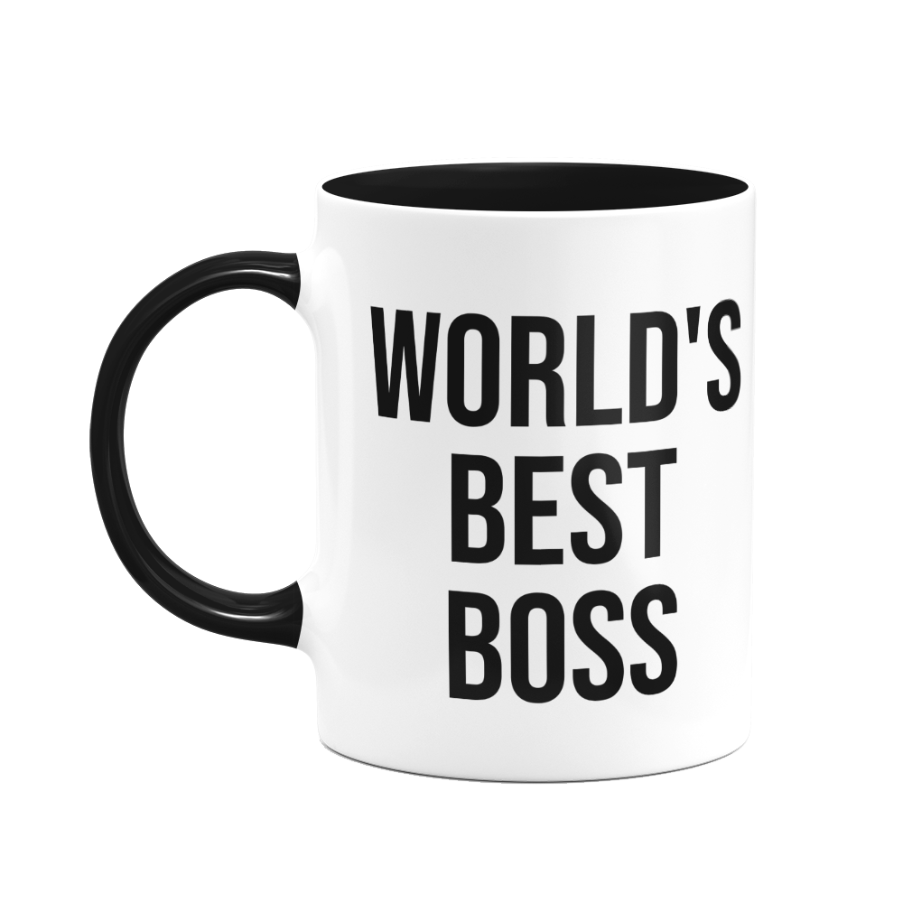 Caneca World's Best Boss - The Office - D-black | MadeiraMadeira