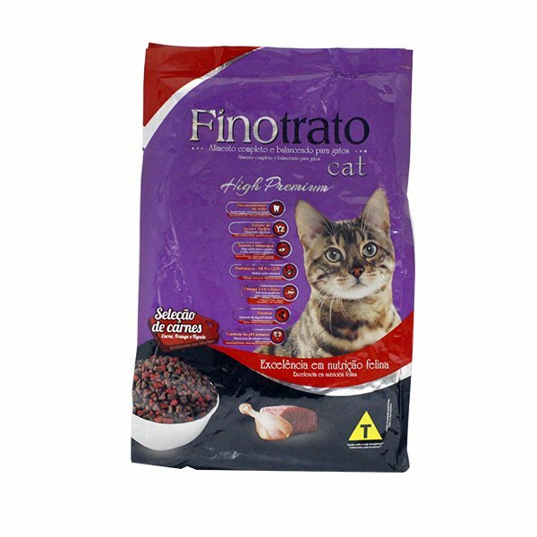 Ração High Premium Gatos Adultos sabor Selec. Carnes Linha Cat 25kg ...