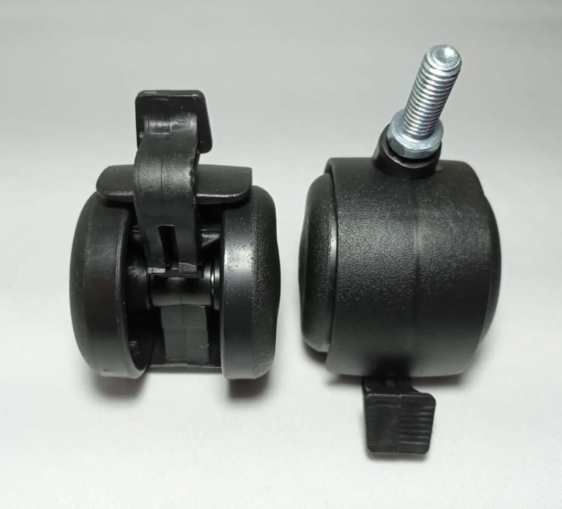 4 Rodízio Rd50 para Cama Box ou Baú e Móveis em Geral Modelo:trava ...