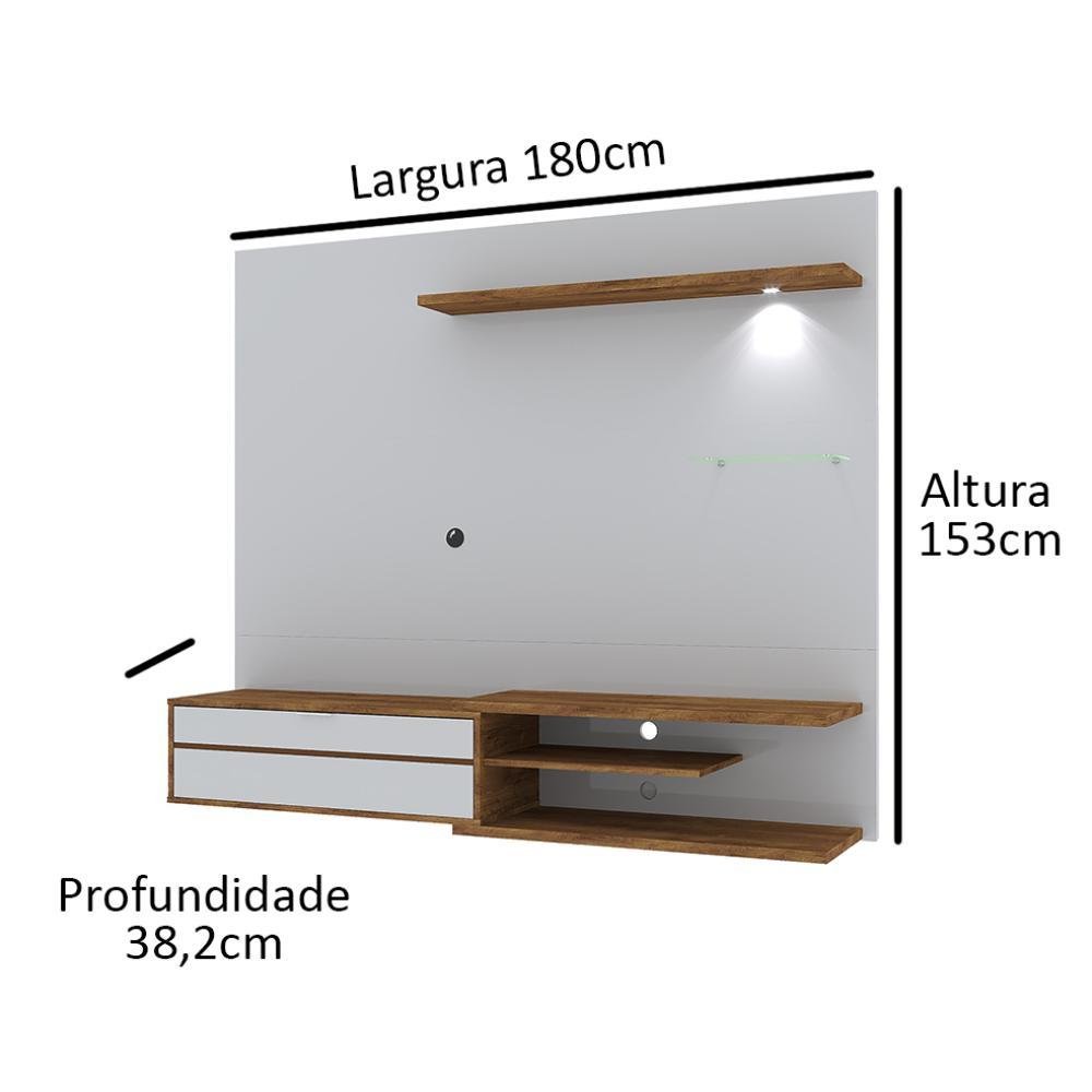 Home Suspenso Para TV Até 60 Polegadas com Led e Porta Basculante ...