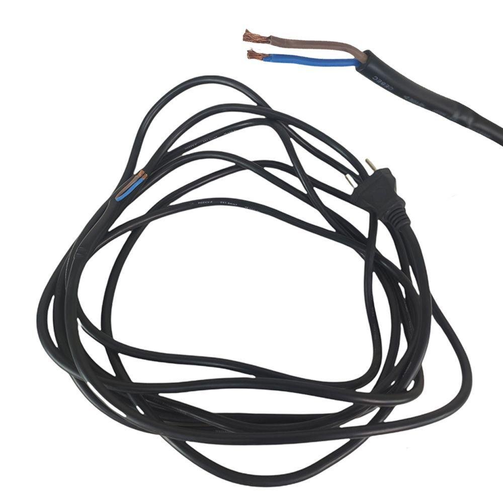 Cabo Fio Tomada 5 Metros 2x1.5 Mm Dois Pinos Cabinho Cobre | MadeiraMadeira