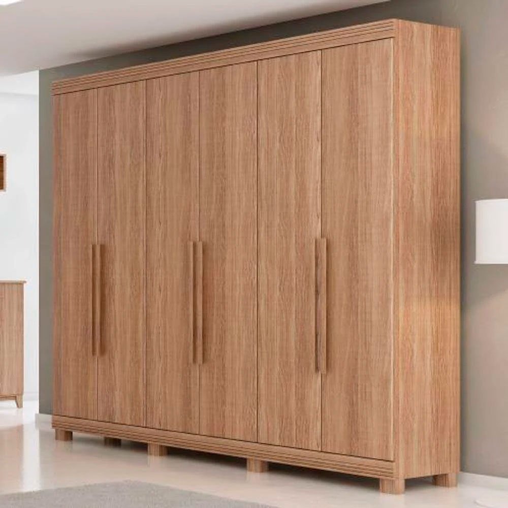 Guarda-Roupa 6 Portas 7 Gavetas Guarapari Plus Móveis Rimo Freijó ...