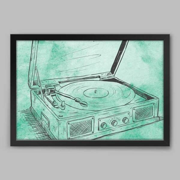Quadro Vitrola 70 | MadeiraMadeira