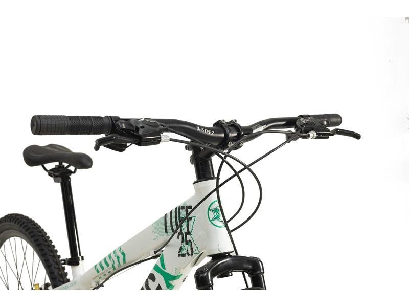 Bicicleta Aro 26 Vikingx Tuff 25/30 Aluminio 21v Cambios Shimano Freios A Disco Com Suspensão ...