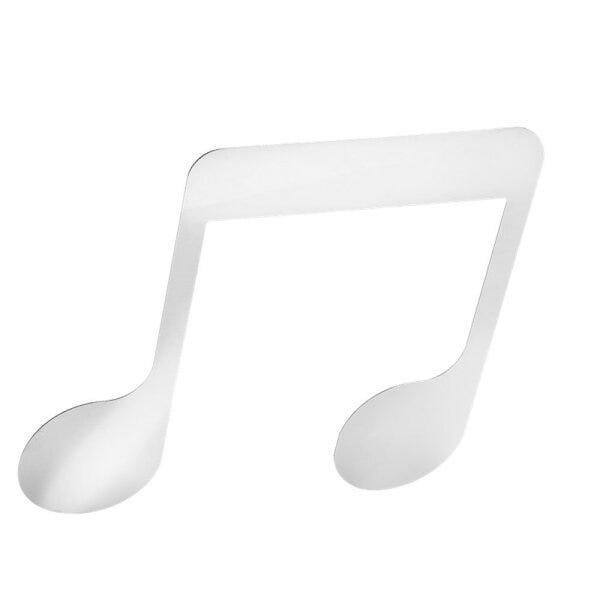 Nota Musical - Colcheia - Quadro Parede - Inox Escovado | MadeiraMadeira