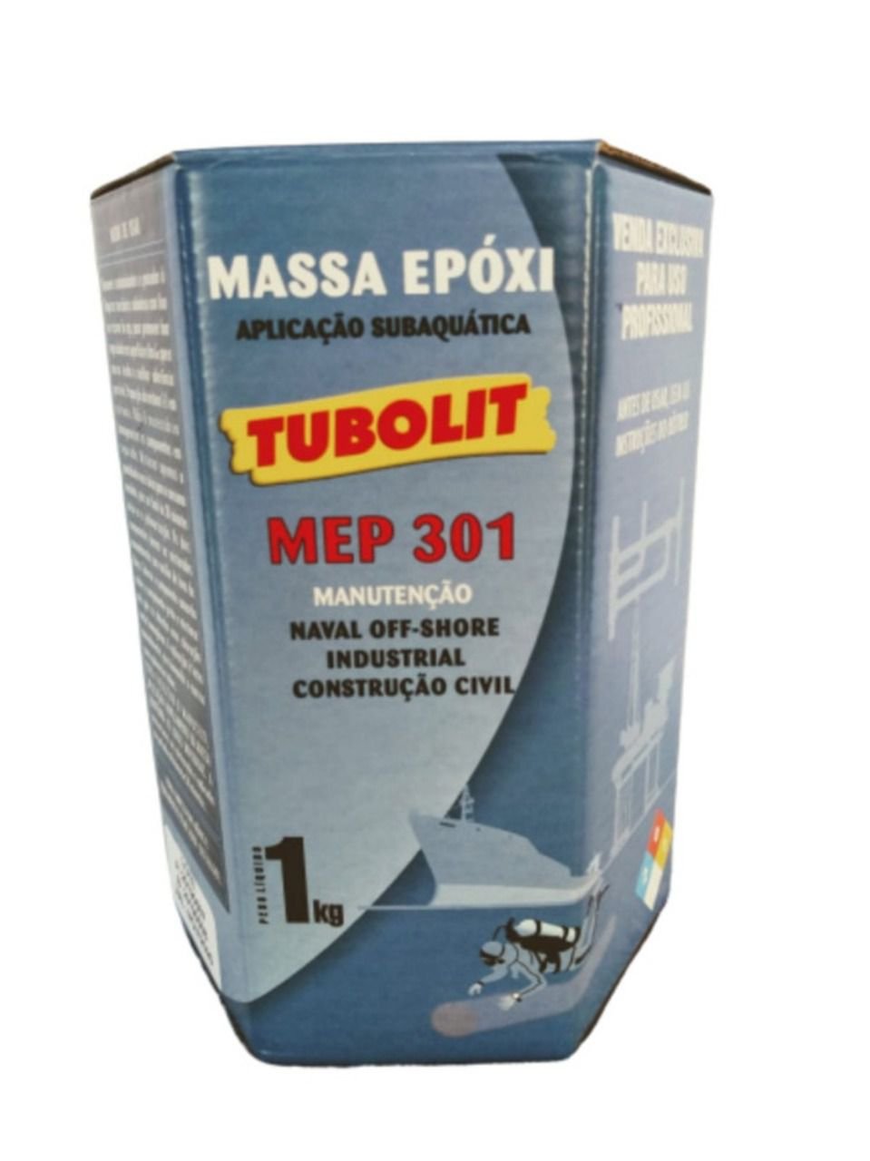 Tubolit MEP-301 A+B 1kg Verde Escuro | MadeiraMadeira