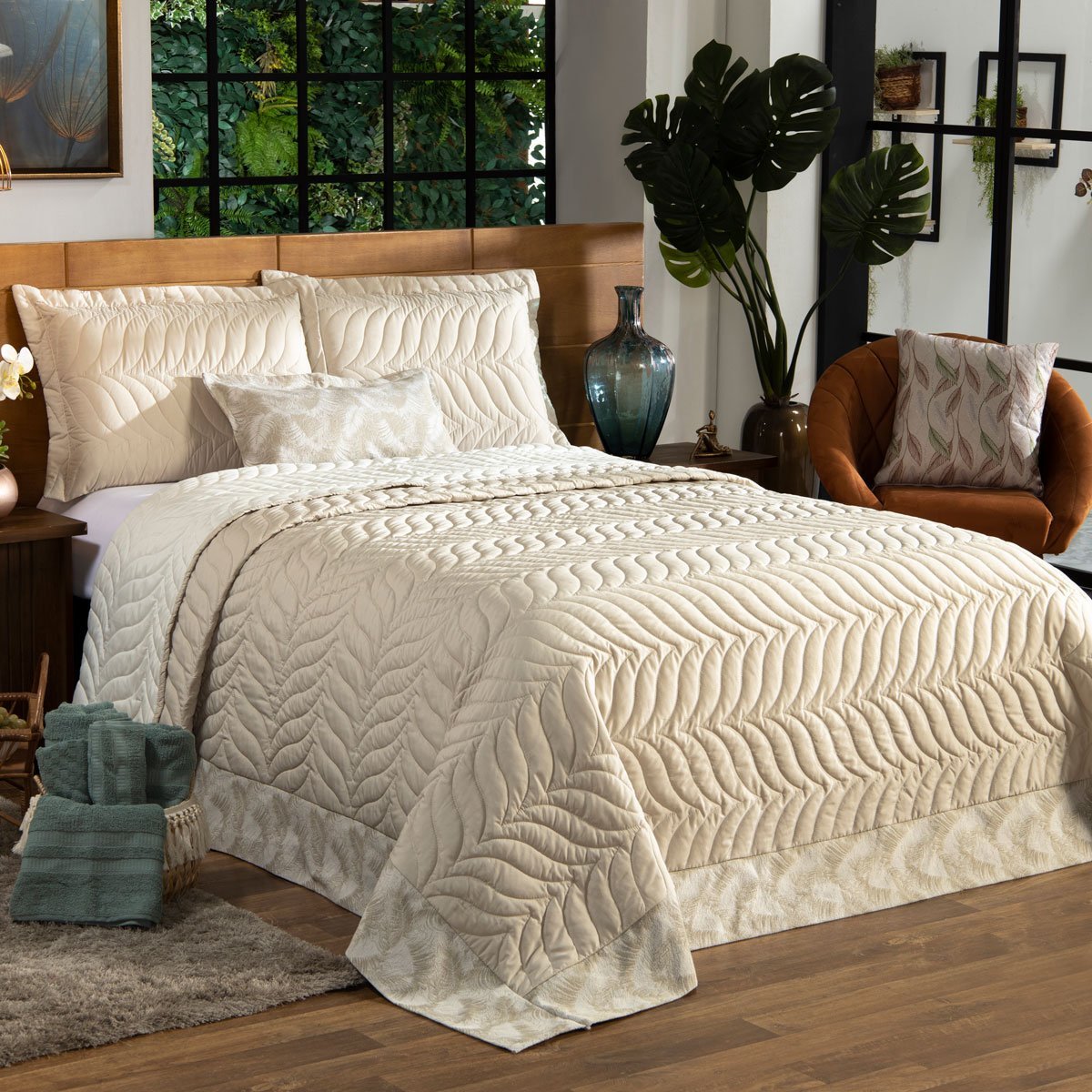 Kit Cobre Leito Fortuny Dupla Face Casal Padrão 04 Peças - Percal 180 ...