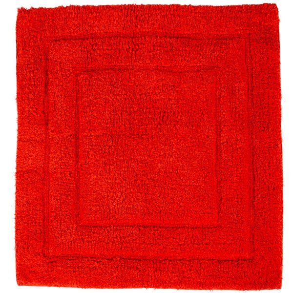 Tapete de Banheiro Algodão Quadrado Vizapi Assam 60x60cm Living Coral ...
