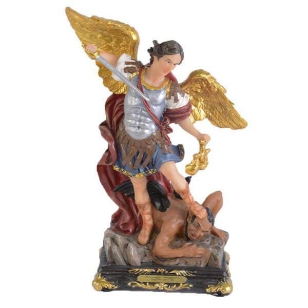 Imagem São Miguel Arcanjo Di Angelo Ángelus 20 Cm Resina | MadeiraMadeira