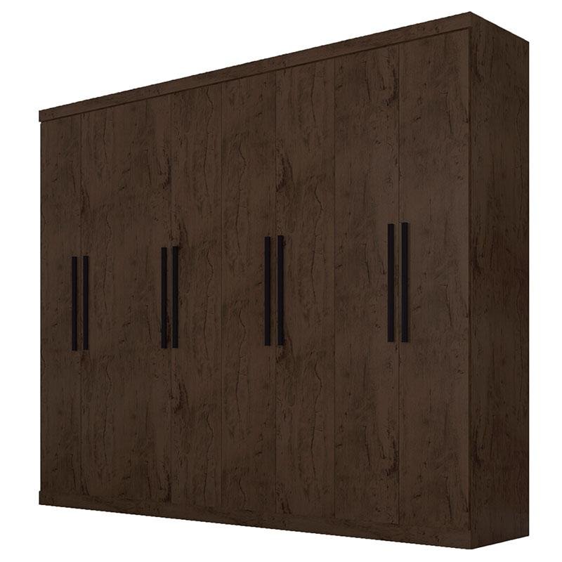 Quarto de Casal Guarda Roupa 1684 e Cômoda Exellence 8000 Imbuia com ...