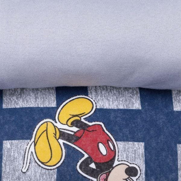 Jogo De Cama Queen 3 Peças Disney Mickey Mescla/Cinza Portal ...