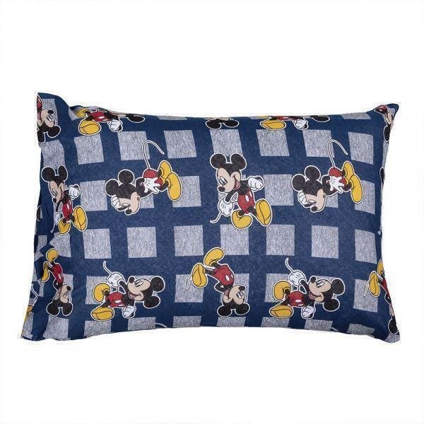 Jogo De Cama Queen 3 Peças Disney Mickey Mescla/Cinza Portal ...
