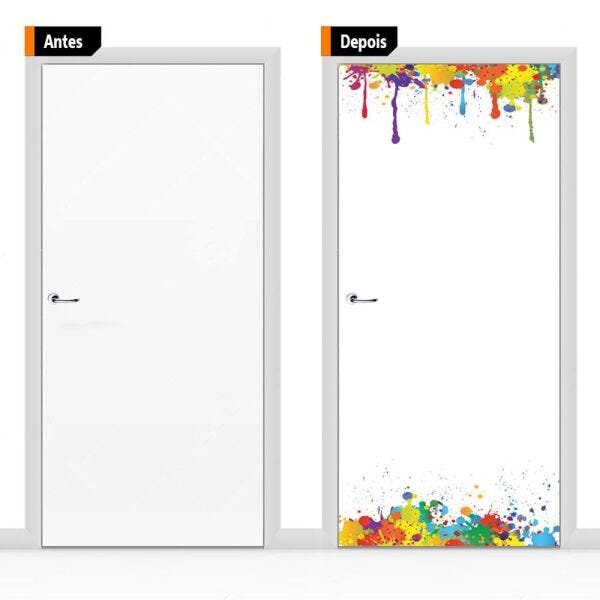 Adesivo Decorativo Para Porta Cri16 - 90x212cm | MadeiraMadeira