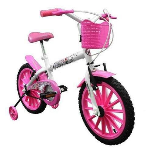 Bicicleta Infantil Track Bikes Rodinha Pinky Feminina Aro 16 ...