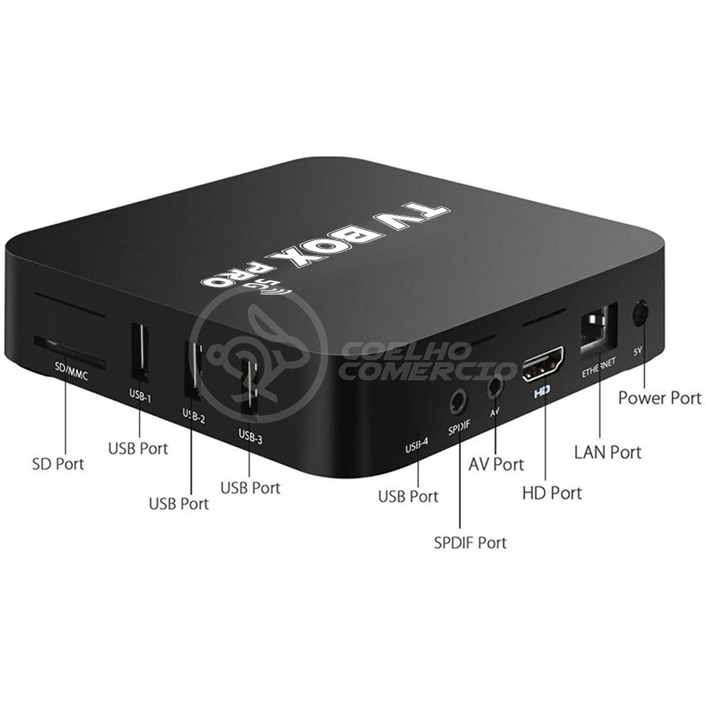 TVBox PRO Aparelho Android 8GB 128GB Full HD WiFi nº20 | MadeiraMadeira