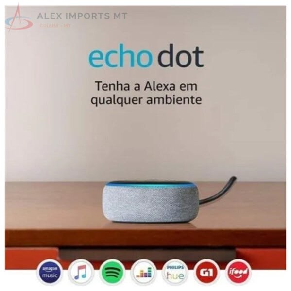 Alexia, a Melhor Inteligência Artificial Echo Dot 3 | MadeiraMadeira