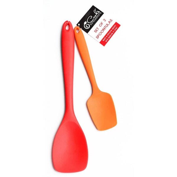 Colher E Espátula Spoontula Em Silicone Cooks Innovations J1830 ...