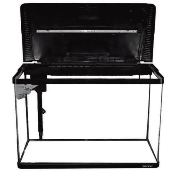 Aquário Curvo Boyu EC 600 66 Litros Preto de Vidro 127v | MadeiraMadeira