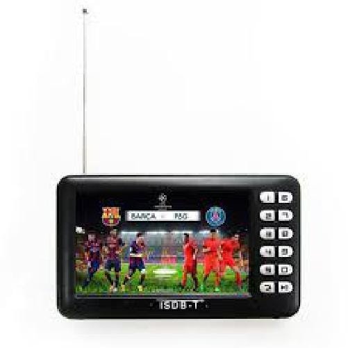 TV Portátil Digital Tela 4.3 Polegadas com Entrada USB Rádio FM SD ...