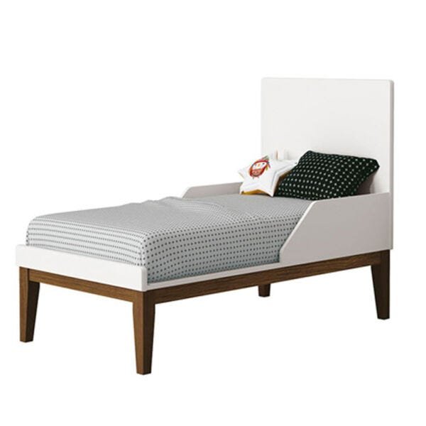 Kit Quarto Infantil Square Branco - Berço + Cômoda com Porta + Guarda ...