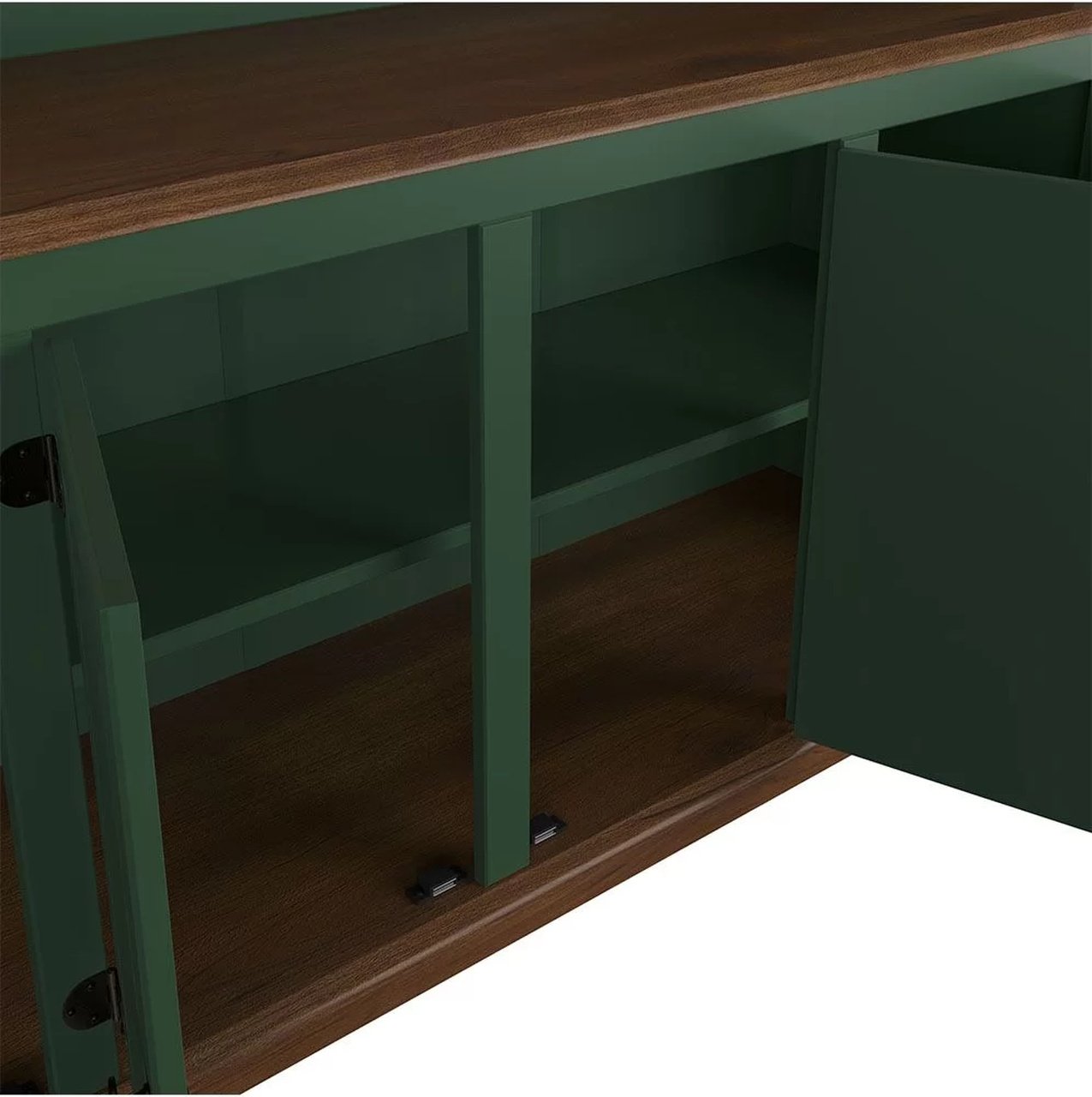 Arca e Oratório 6 Portas - Madeira Maciça - Verde | MadeiraMadeira