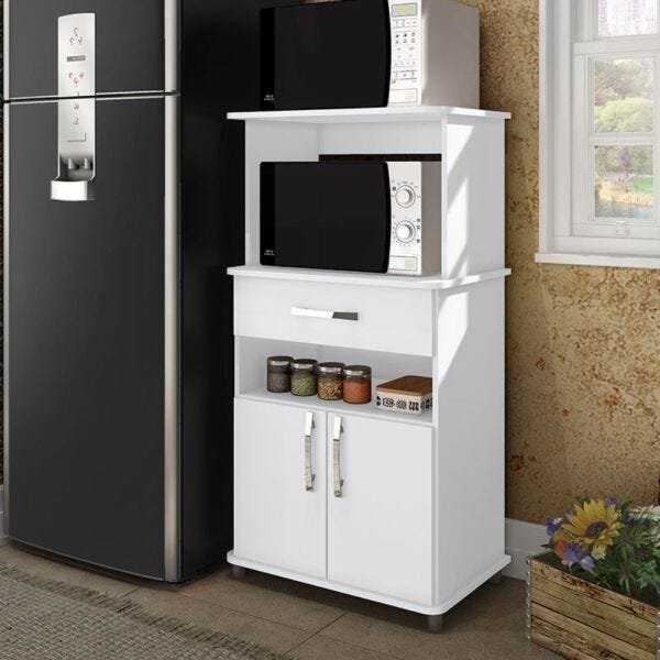 Armário de Cozinha para Forno ASM151 2 Portas 1 Gaveta MóvelBento ...