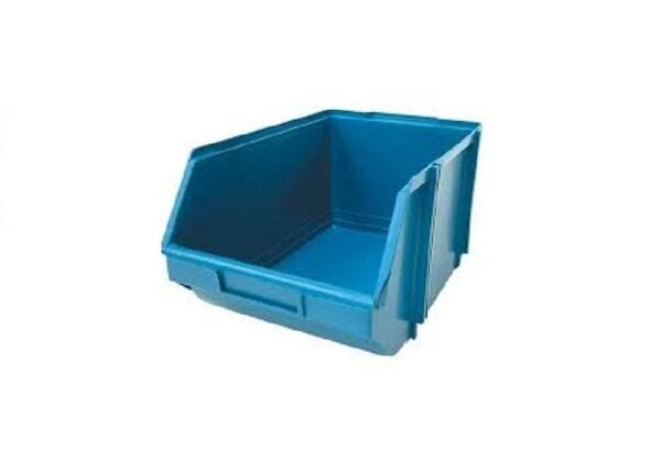 Caixa Organizadora Gaveteiro Plástico Bin nº 8 Pacote 12 unidades Preta | MadeiraMadeira