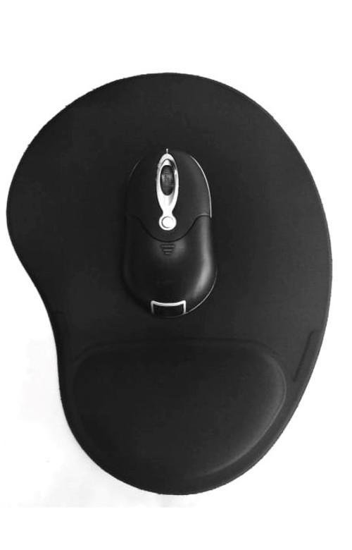 Mouse Pad Ergonômico Preto | MadeiraMadeira