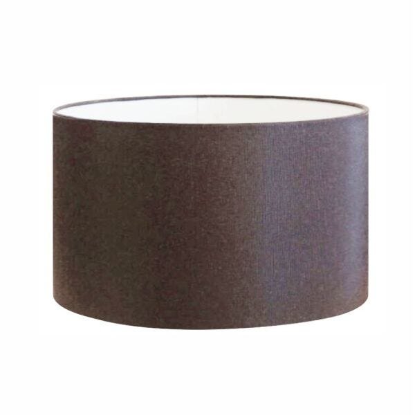 Cúpula Abajur Cilíndrica Cp-8023 Ø50x21cm Café | MadeiraMadeira