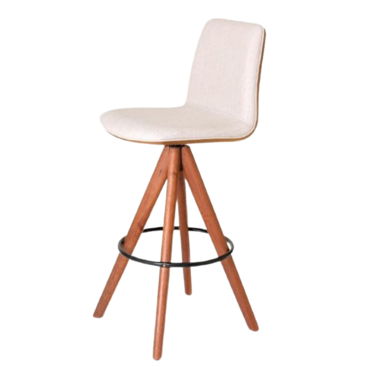 Banqueta 68 Giratória Castanho Deccor Design | MadeiraMadeira