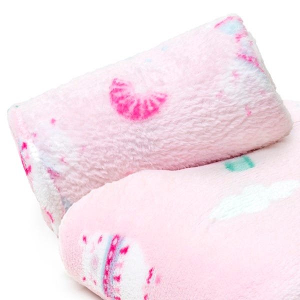 Mantinha Bebê Quentinha Menino Menina Lhama Rosa | MadeiraMadeira