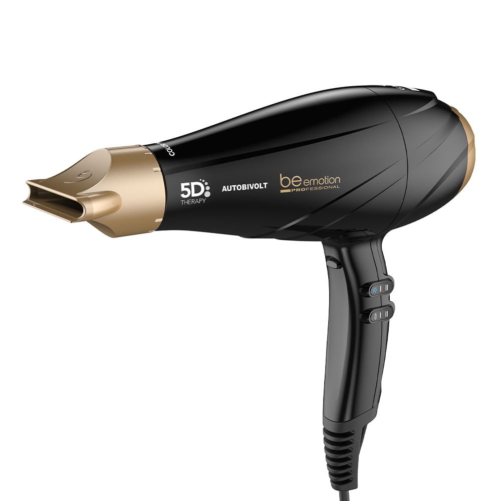 Secador de Cabelo Be Emotion Gama - 5D Therapy - Professional ...