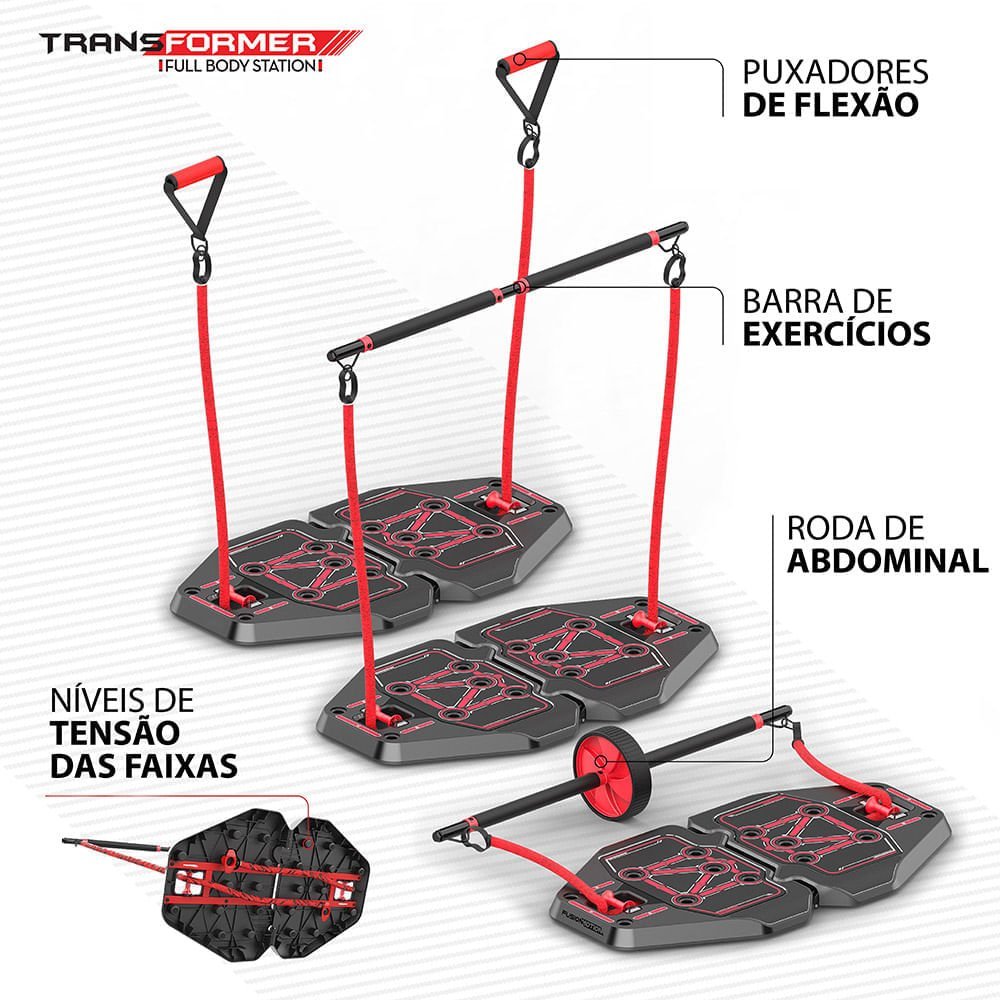 Plataforma de Exercícios Transformer Full Body Station e Plataforma ...