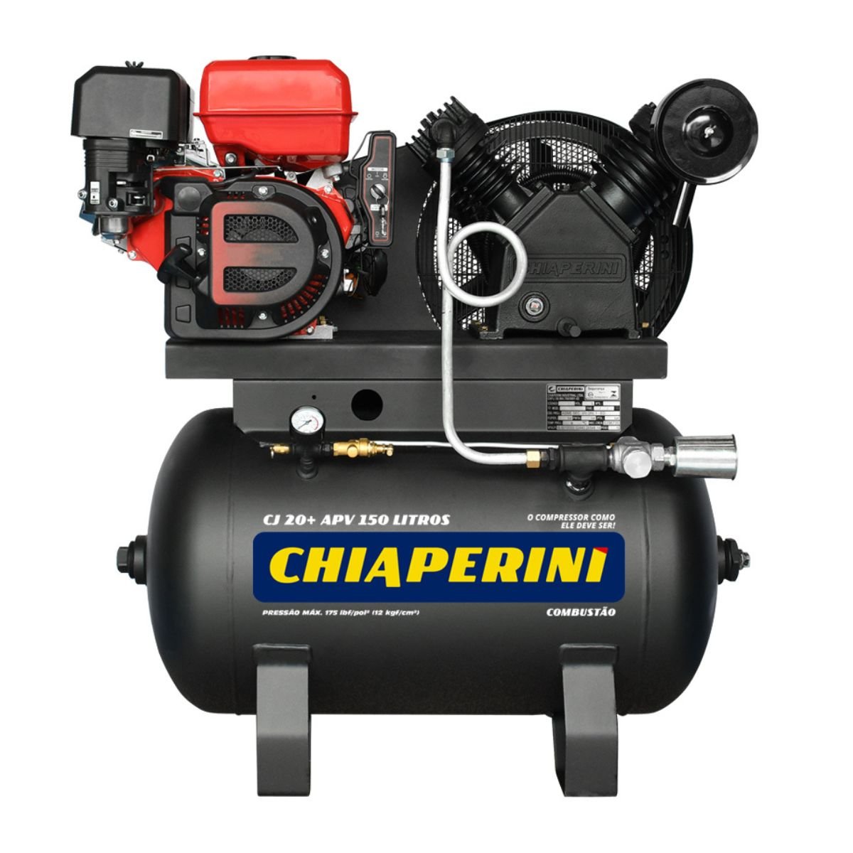 Compressor De Ar Alta Pressão A Gasolina 20 pcm 150 litros CJ 20+ APV ...