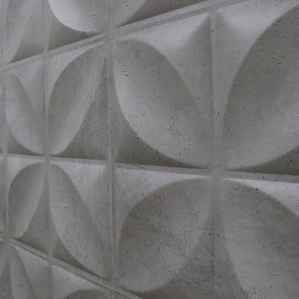 Kit 4 Placas 3D Adesiva Estampada 1m² 50x50 Cimento Queimado ...