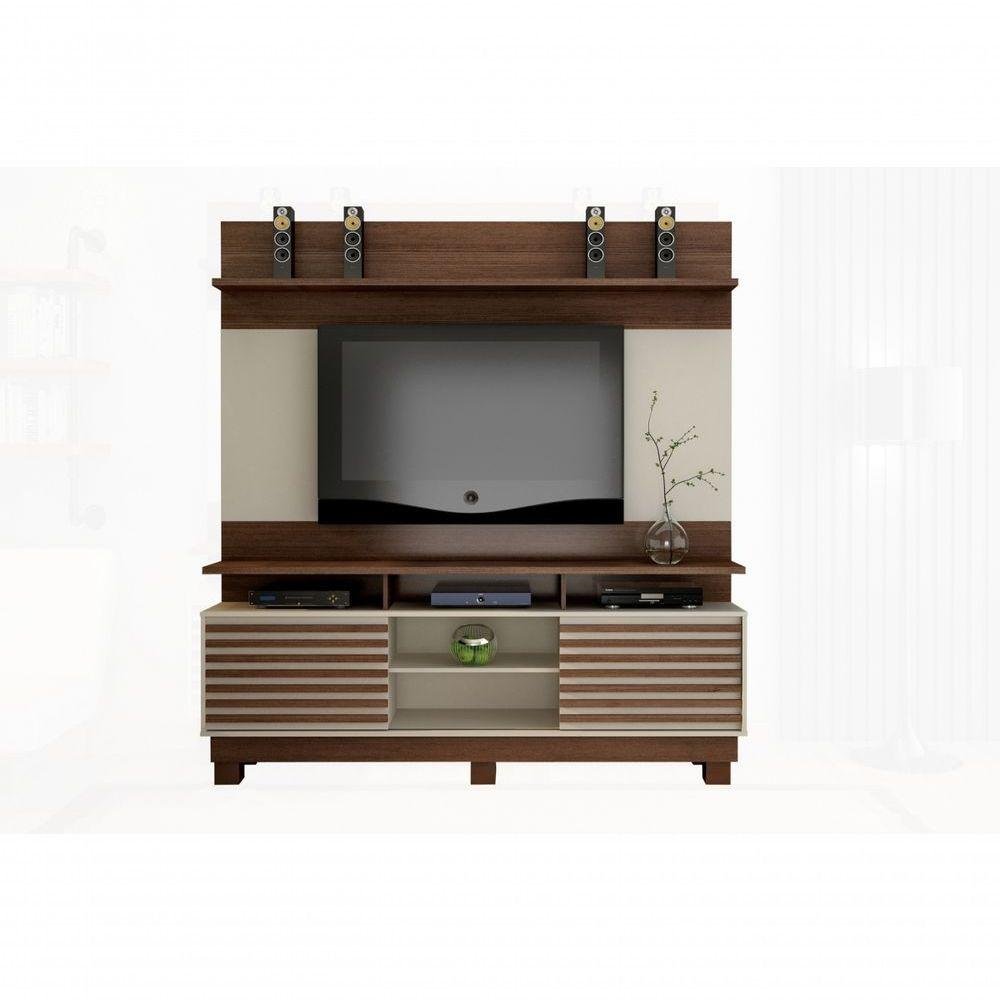 Home Theater Texas para Tv Ate 60 Polegadas Valdemoveis Chocolate/off ...