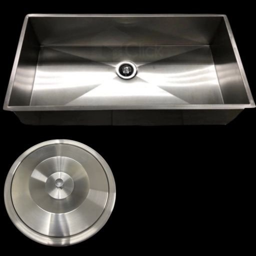 Cuba Cozinha Gourmet Aço Inox 80X40 Luxo C/ Lixeira 5L | MadeiraMadeira