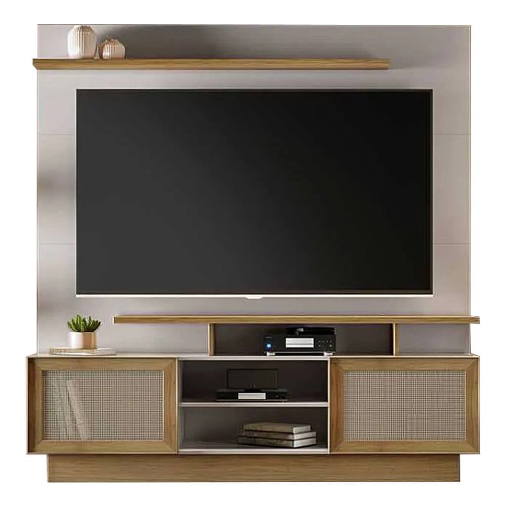Estante Home para TV até 65 Polegadas Impulso Off White Noronha ...