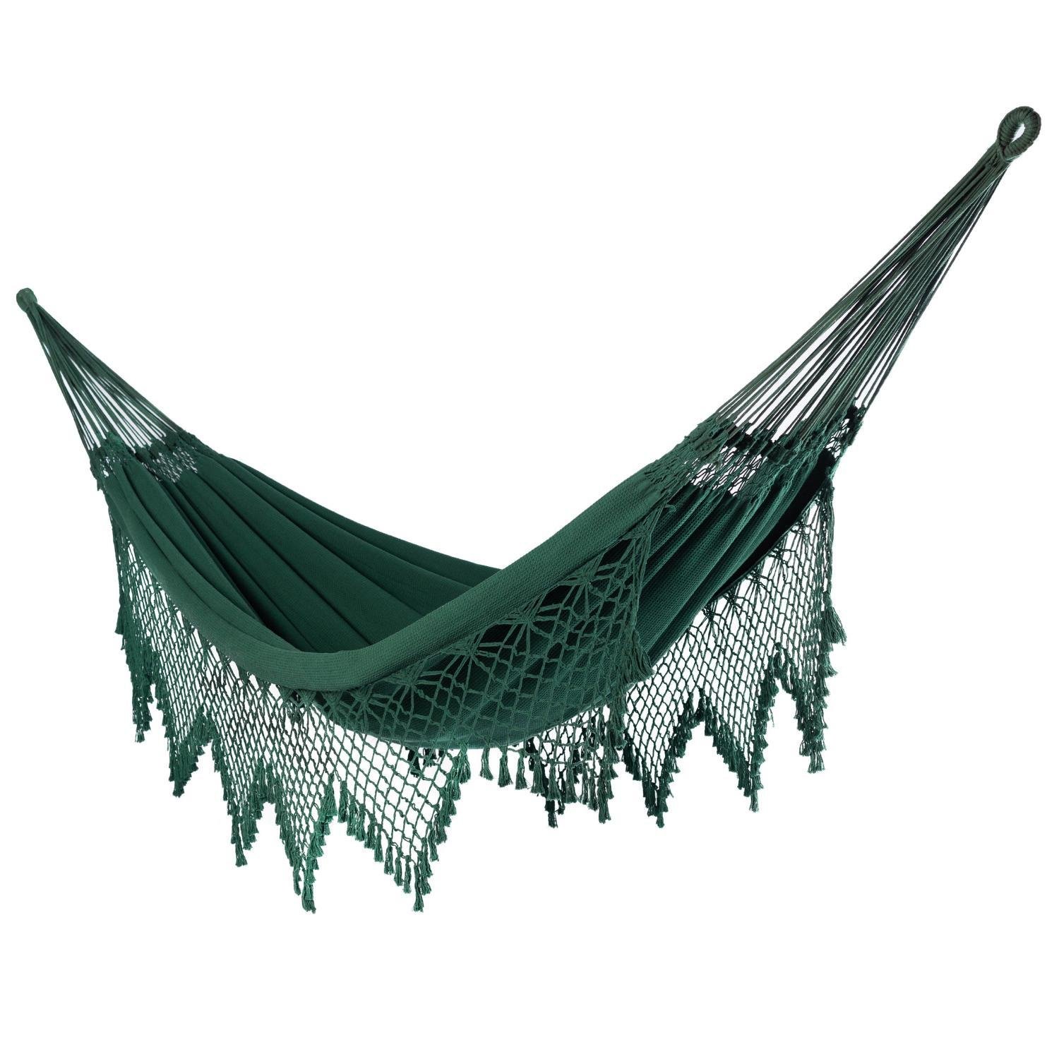 Rede De Descanso Casal Dormir Luxo Reforçada Gigante Verde | MadeiraMadeira