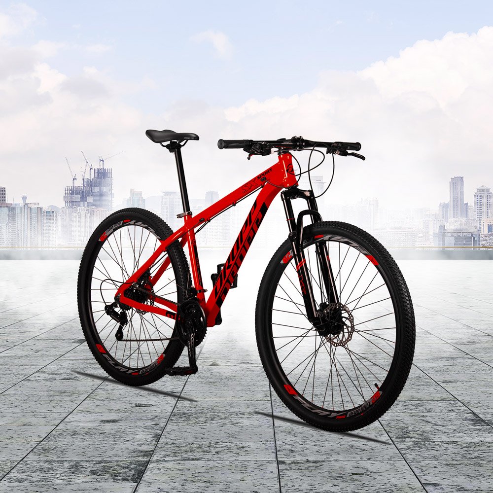 Bicicleta SX Sport Aro 29 Quadro Alumínio 21 Marchas Shimano TZ Freio a ...