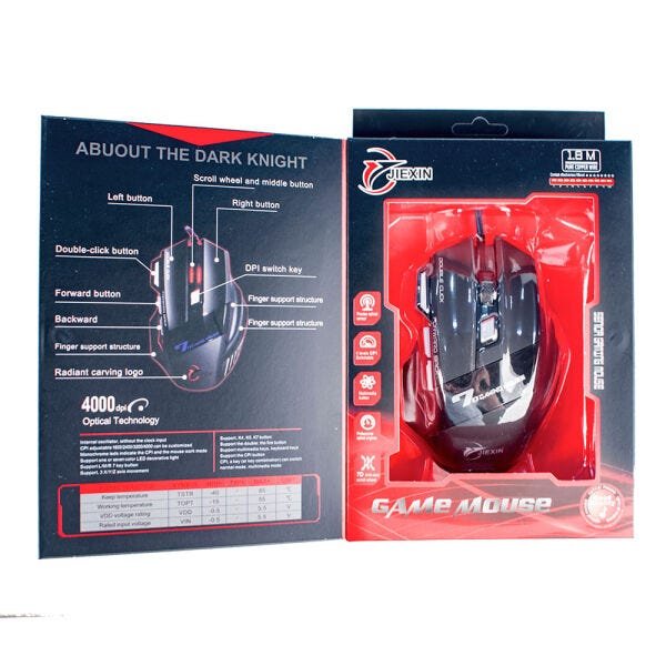 Mouse Gamer X11 - Jiexin | MadeiraMadeira