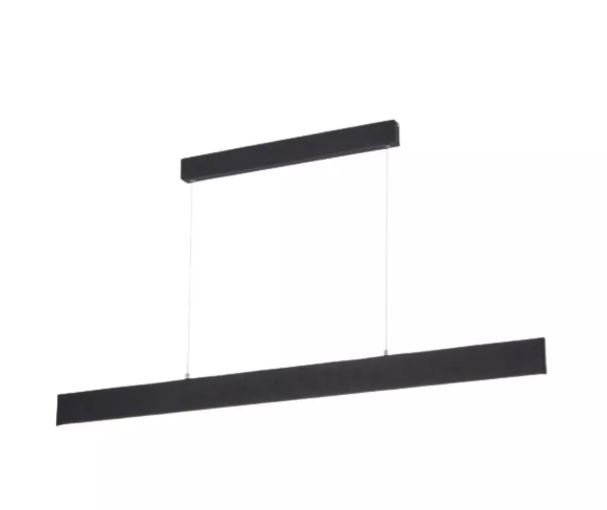 Luminária Pendente Matrix Slim Preto:3000k (Branco Quente) | MadeiraMadeira