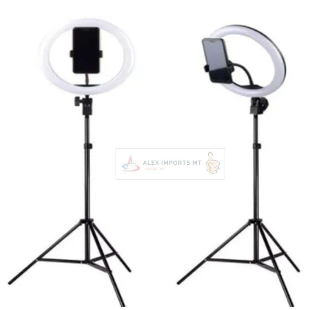 Kit Ring Light 14 Polegadas 36cm Tripé Com Suporte Barato | MadeiraMadeira