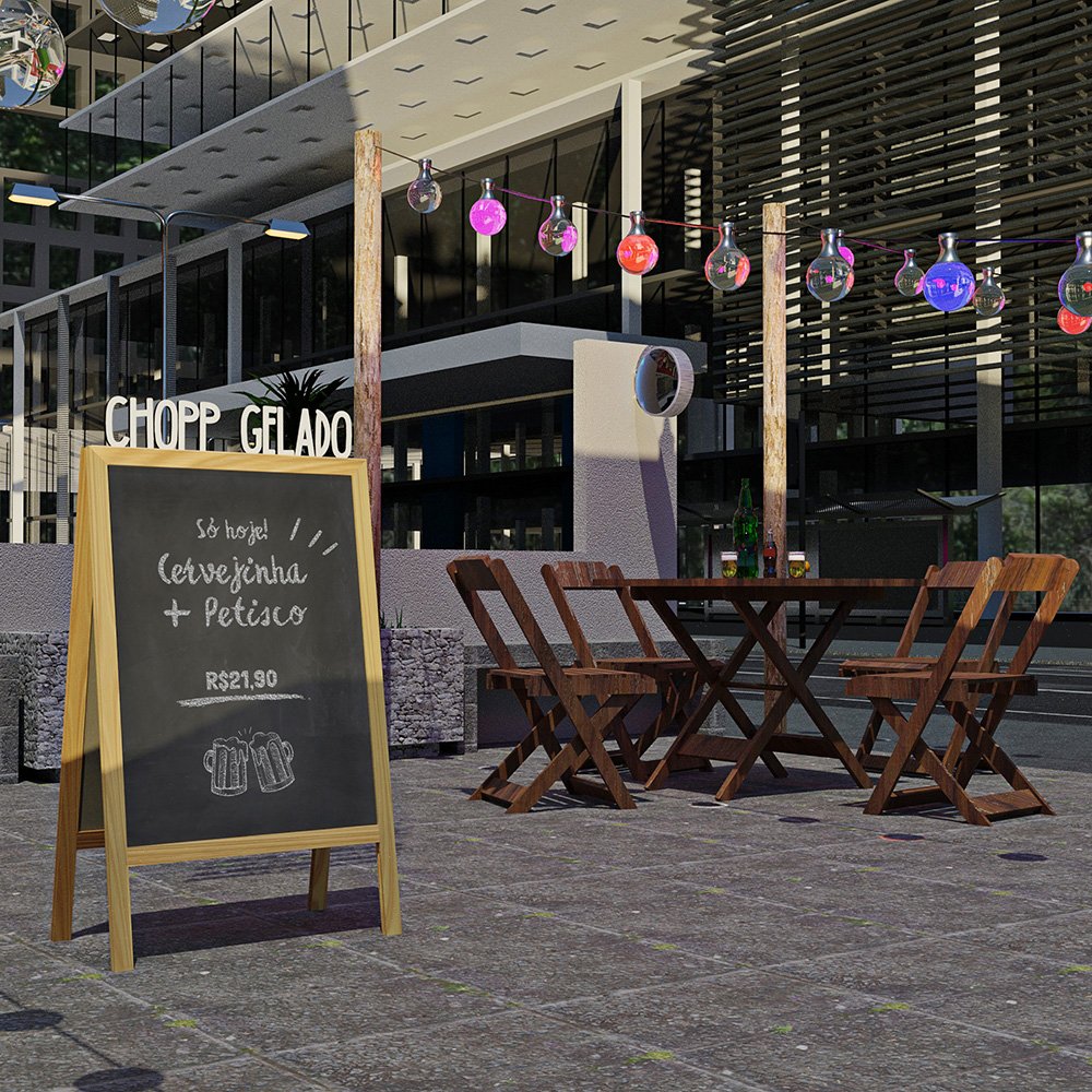 Lousa Cavalete Chop Gelado Letreiro Personalizado para Fachada de Bares ...