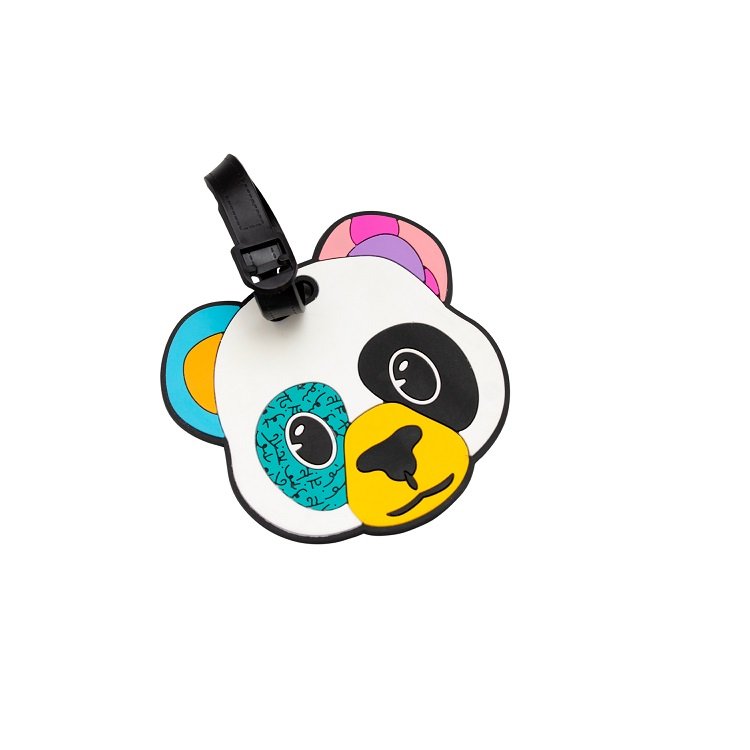 Identificador de Bagagem Yin’s Emoji By Britto Panda Preto | MadeiraMadeira