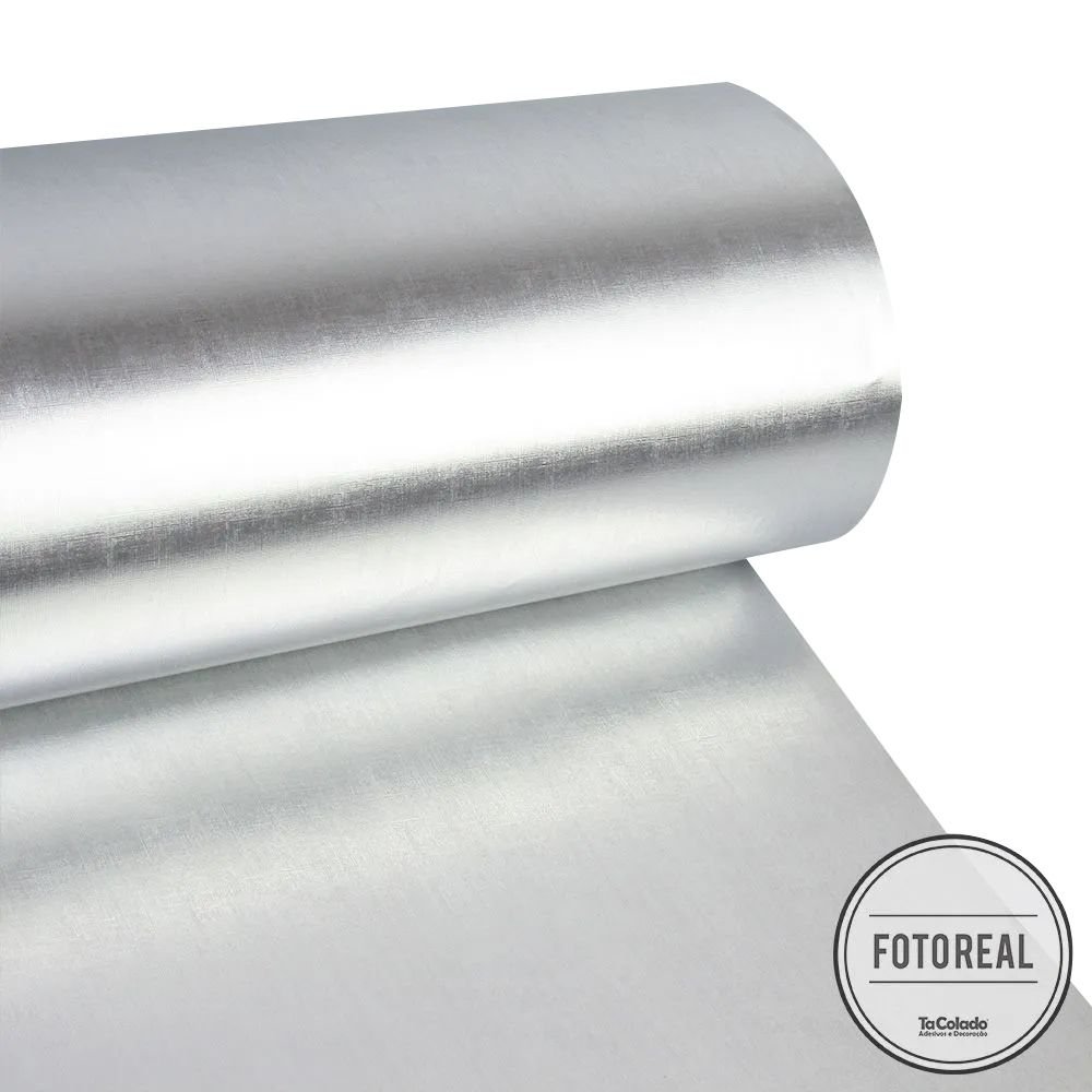 Adesivo para Móveis Imprimax Gold Metallic Telado Prata 0,53 X 2,50m ...